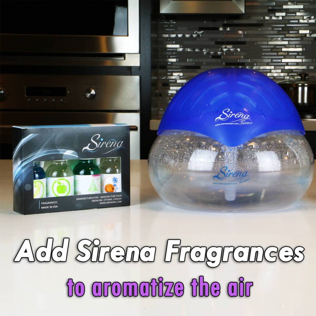 Sirena Twister Air Purifier - Black - Sirena Inc